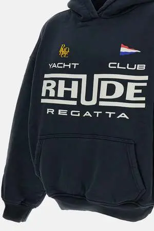 Rhude Cotton Printed Hoodie - Multicolor