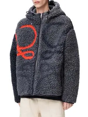 Loewe Anagram Jacquard Fleece Jacket