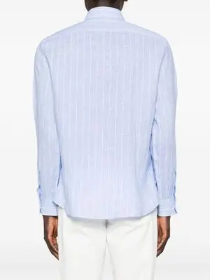 Brunello Cucinelli Striped Linen Shirt - Multicolor