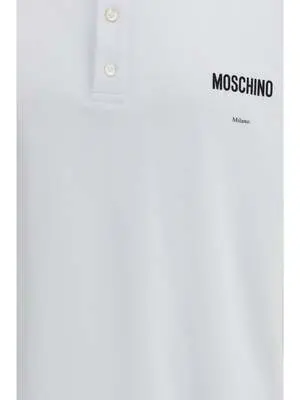 Moschino Cotton Polo Shirt - White
