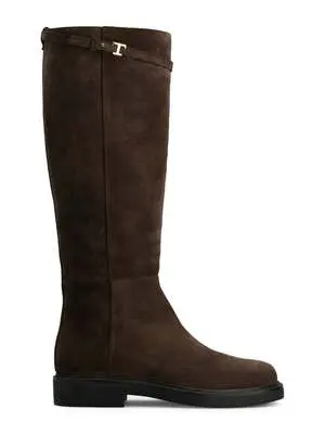 TOD'S Knee High Boots - Brown