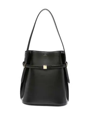 TOTEME TOTEME Belted Leather Bucket Bag Multicolor