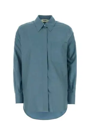 Fendi Silk Shirt - Blue
