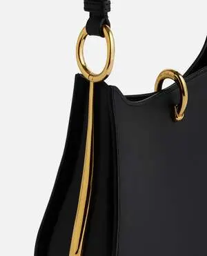 Rabanne Leather Shoulder Bag With Gold Details