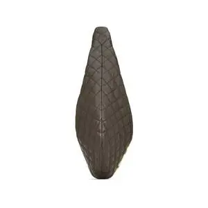 Saint Laurent Quilted Monogram Shoulder Bag - Gray