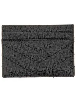 Saint Laurent Portacarte Cassandre - Black