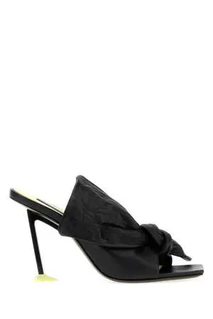 Givenchy Leather Boudoir Mules - Black