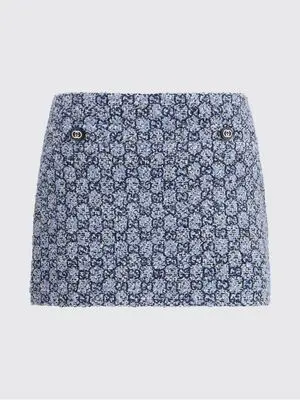 Gucci Tweed Skirt - Blue