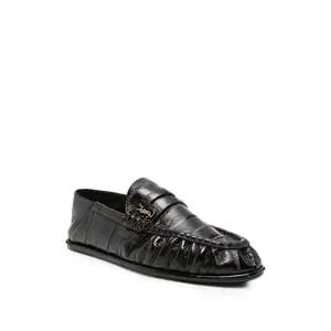 Saint Laurent Suede Loafer Mules