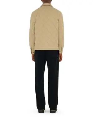 Burberry Quilted Gabardine Overshirt