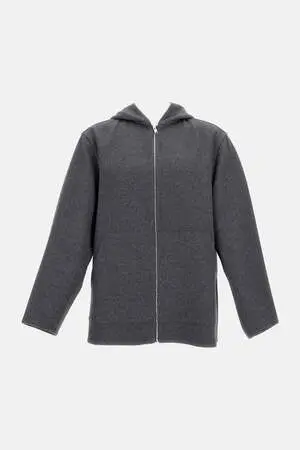 Bottega Veneta Double-face Wool Hooded Blouson Jacket
