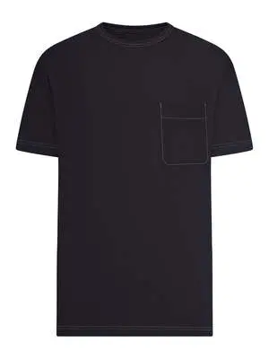 LEMAIRE Lemaire Men Short-Sleeved Boxy T-Shirt In Heavy Jersey Multicolor
