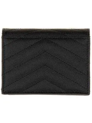 Saint Laurent Cassandre Matelassé Flap Card Holder