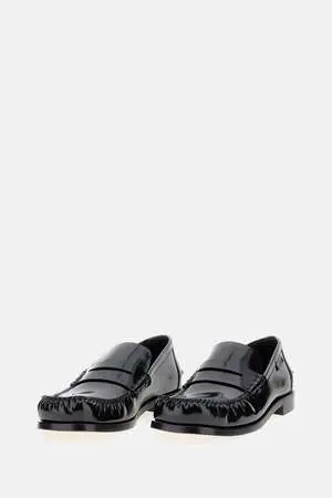 Bottega Veneta Truman Loafers In Polished Calfskin Leather - Multicolor