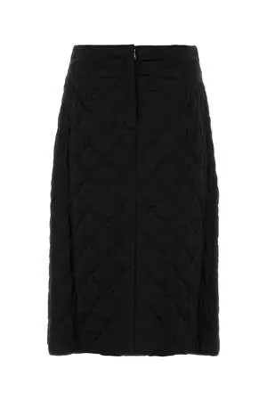JIL SANDER Quilted Viscose Skirt