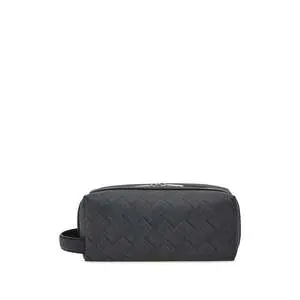 FERRAGAMO Monogram Leather Wash Bag