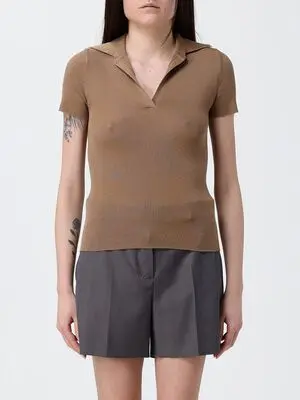 Max Mara Short Sleeve Knit Polo - Cream