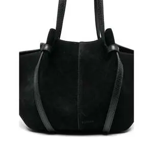 Yuzefi Suede Tote Bag - Black