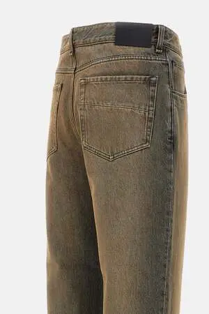 Fendi Cotton Trousers With Washed Effect