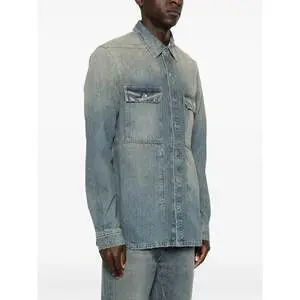 Rick Owens Washed Indigo Denim Jacket