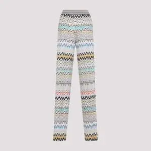Missoni Zigzag Knit Viscose Pants - Multicolor