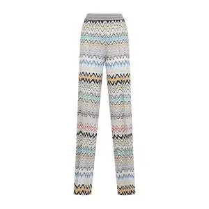 Missoni Zigzag Knit Viscose Pants - Multicolor