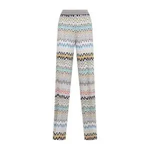 Missoni Zigzag Knit Viscose Pants - Multicolor