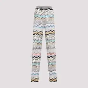 Missoni Zigzag Knit Viscose Pants - Multicolor