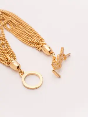 Saint Laurent Cassandre Chain Bracelet