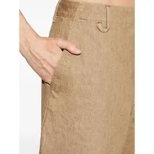 Jacquemus Cotton Denim Shorts - Brown