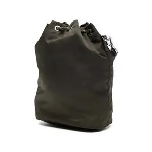 Prada Recycled Polyamide Drawstring Bucket Bag