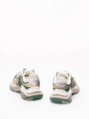 Gucci Calf Leather Sneakers - Multicolor