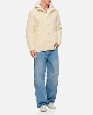 Herno Knitted Hooded Cardigan