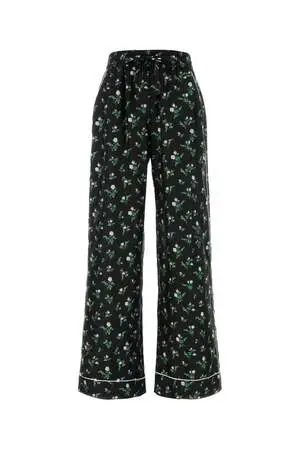 Dolce & Gabbana Printed Silk Pants - Multicolor