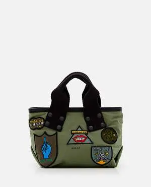 Sacai X Marc Gonzales Small Patch Tote Bag