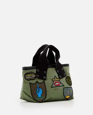 Sacai X Marc Gonzales Small Patch Tote Bag
