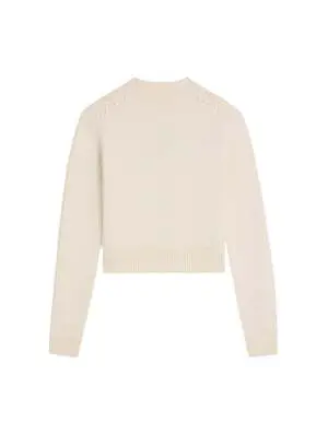 Celine Cashmere Crew Neck Sweater With Horse And Carriage Print