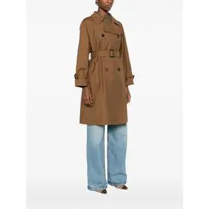 Max Mara Double-breasted Trench Coat - Brown