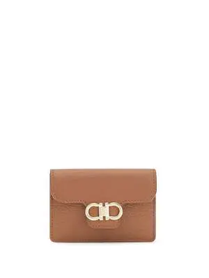 FERRAGAMO Gancini Keychain - Brown
