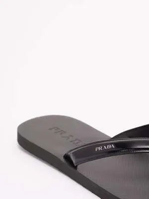 Prada Brushed Leather Sandals - Multicolor