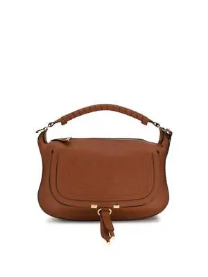 Chloé Marcie Small Shoulder Bag - Brown