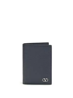 Valentino Garavani Vlogo Signature Card Holder - Blue