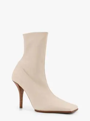 Alaïa Leather Zip Up Stiletto Heel Boots