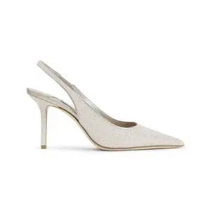 JIMMY CHOO Love 85 Caviar Glitter Slingback Pumps - Multicolor