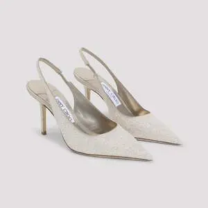 JIMMY CHOO Love 85 Caviar Glitter Slingback Pumps - Multicolor