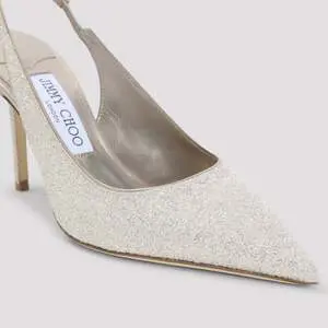 JIMMY CHOO Love 85 Caviar Glitter Slingback Pumps - Multicolor