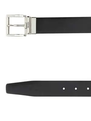 Prada Reversible Brushed Leather Belt