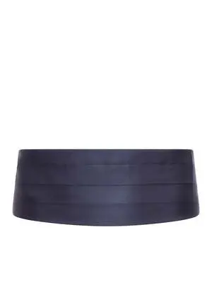 Giorgio Armani Silk Faille Tuxedo Cummerbund - Multicolor