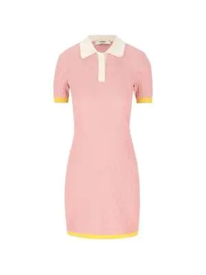 Fendi Color Block Ff Knit Dress