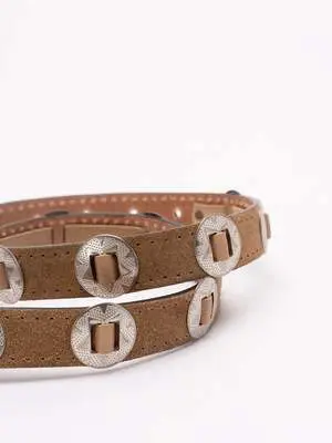 GOLDEN GOOSE Embellished Leather Belt - Multicolor